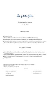 Lunch – La P'tite Folie