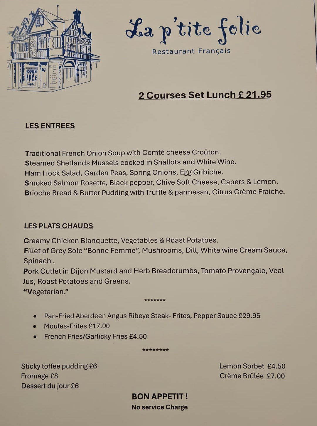 Lunch – La P'tite Folie